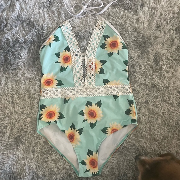 Swim | Very Cute One Piece Swimsuit Flowered Bathing Suit | Poshmark